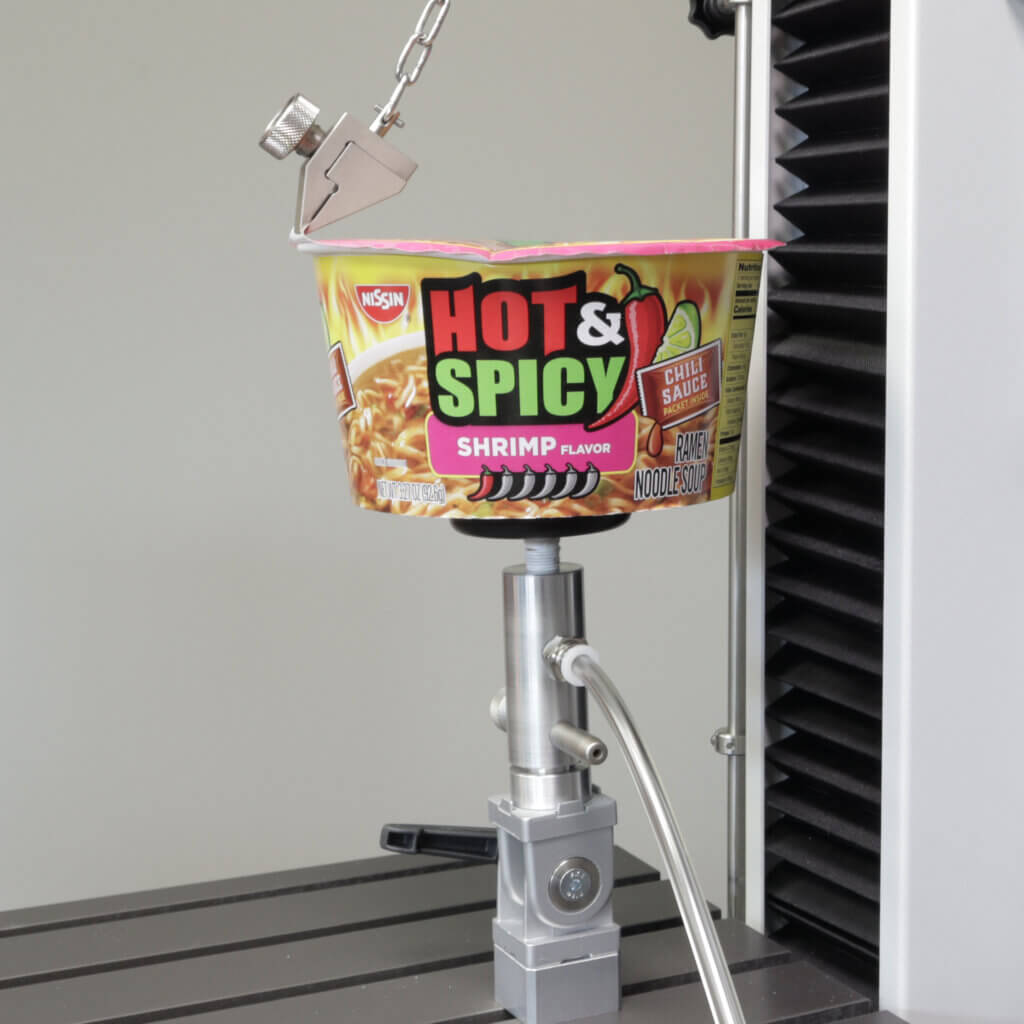 Lid Removal Packaging Test Fixture